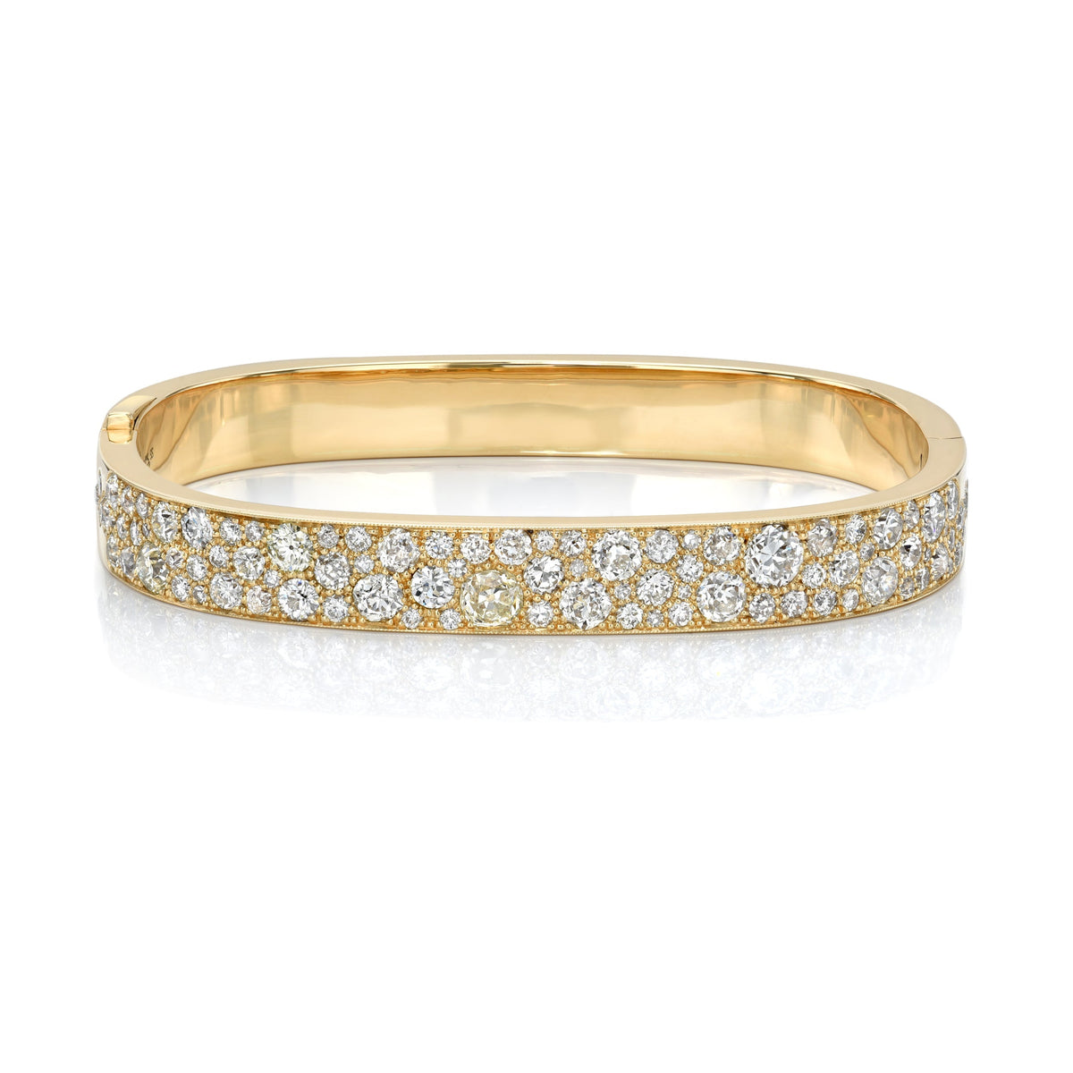 ALEX COBBLESTONE BANGLE | SINGLE STONE