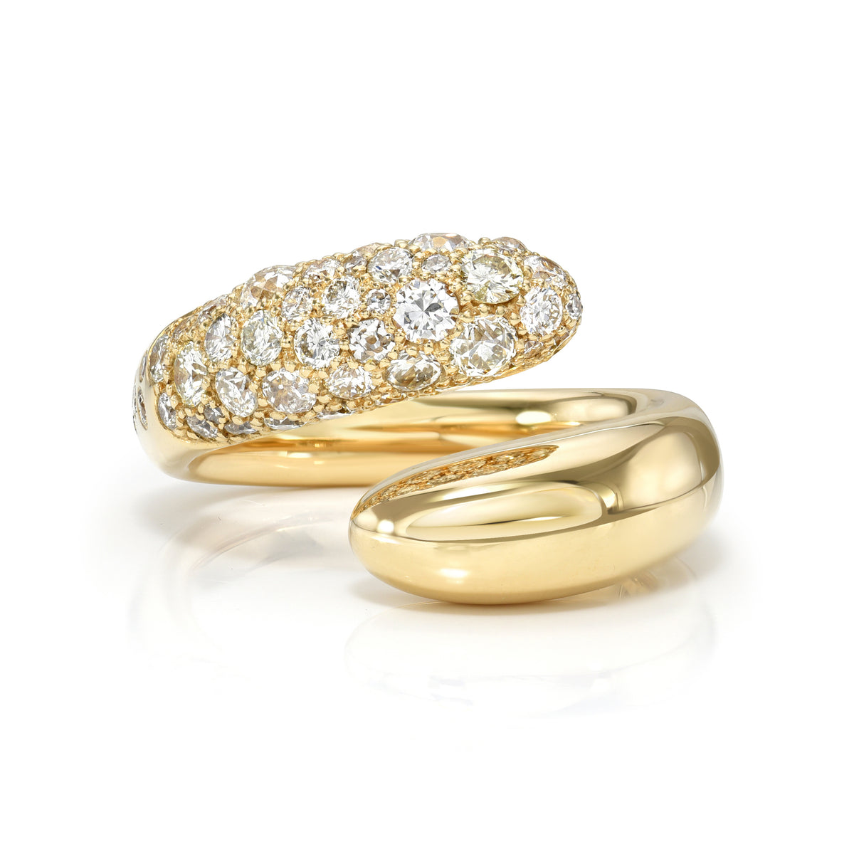 EVE BYPASS RING, COBBLESTONE | SINGLE STONE