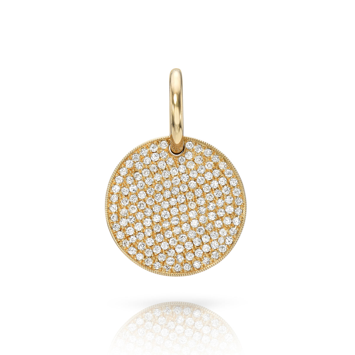 COMPLETE PAVE ROUND DISC | SINGLE STONE