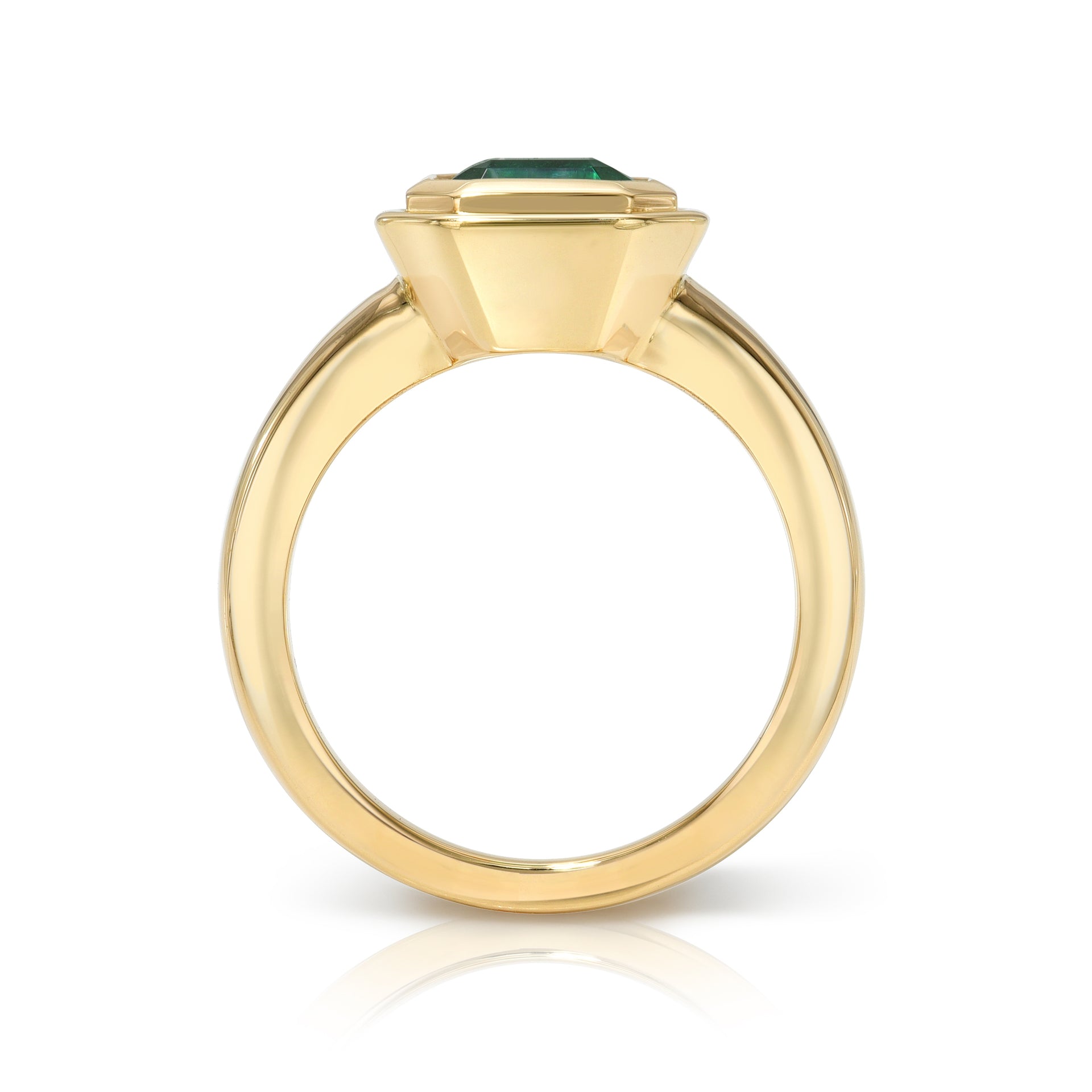 ARIA EMERALD RING | SINGLE STONE