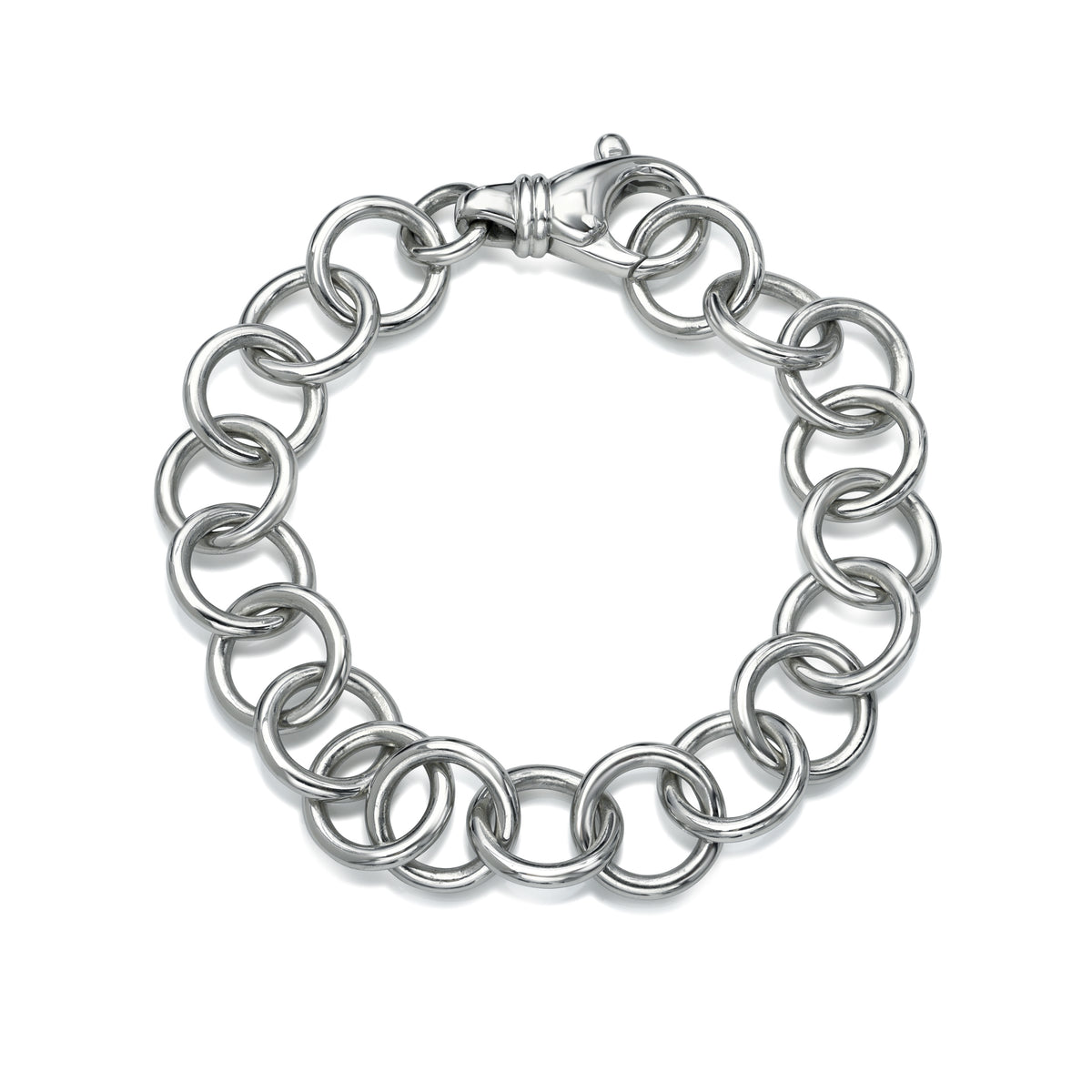 CLUB BRACELET - PLATINUM | SINGLE STONE