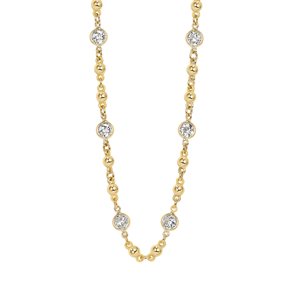 DIAMOND ROSARY CHAIN | SINGLE STONE