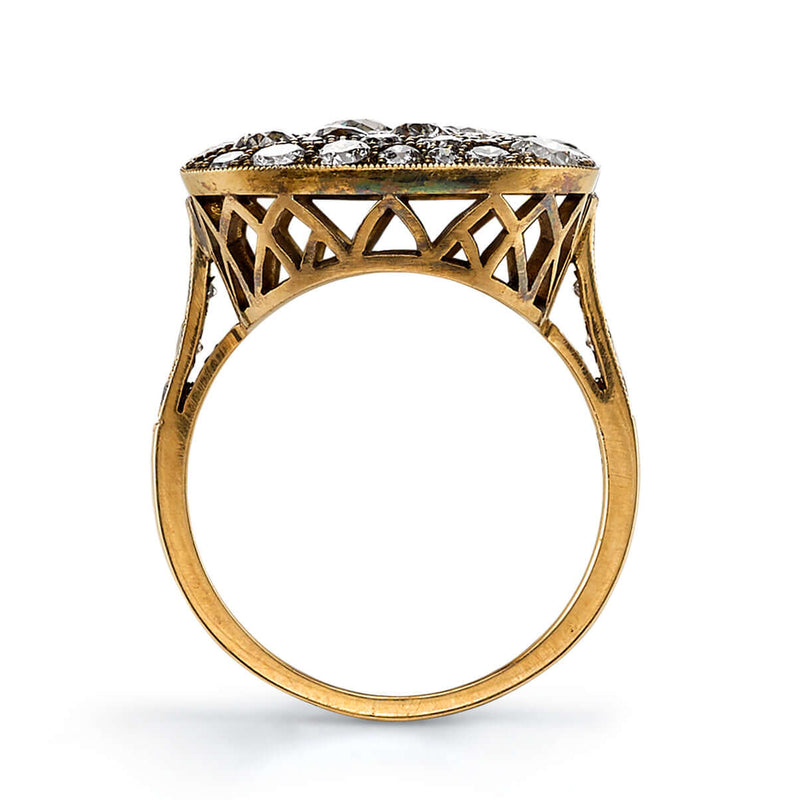 RECTANGULAR COBBLESTONE RING – SINGLE STONE